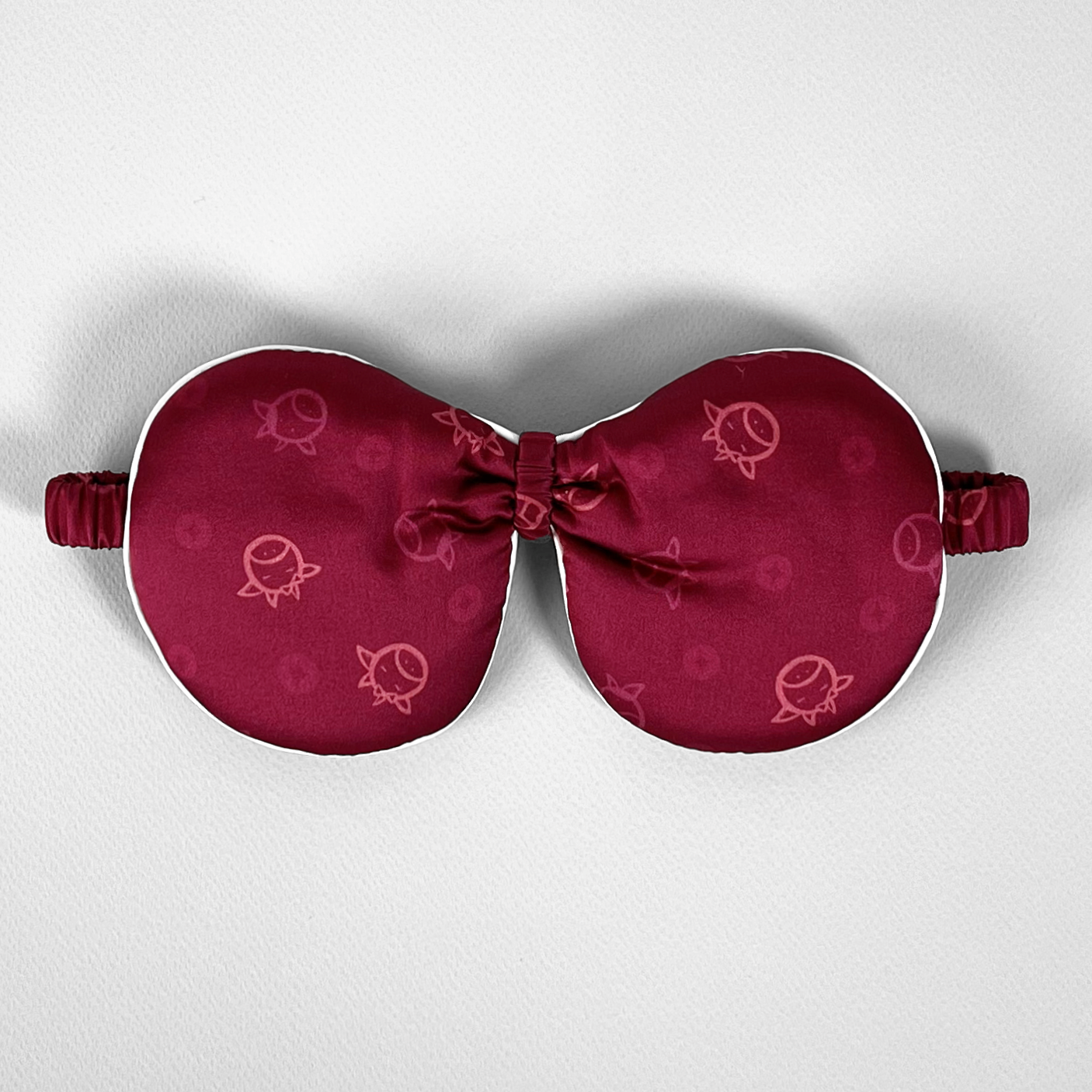 Ribbon Eye Masks - Money Ox Burgundy – Silkism